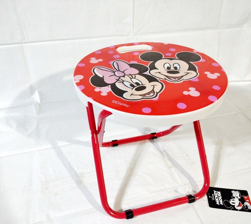 Mickey & Minnie Mouse Folding Stool/Chair, Babies & Kids, Baby Nursery ...