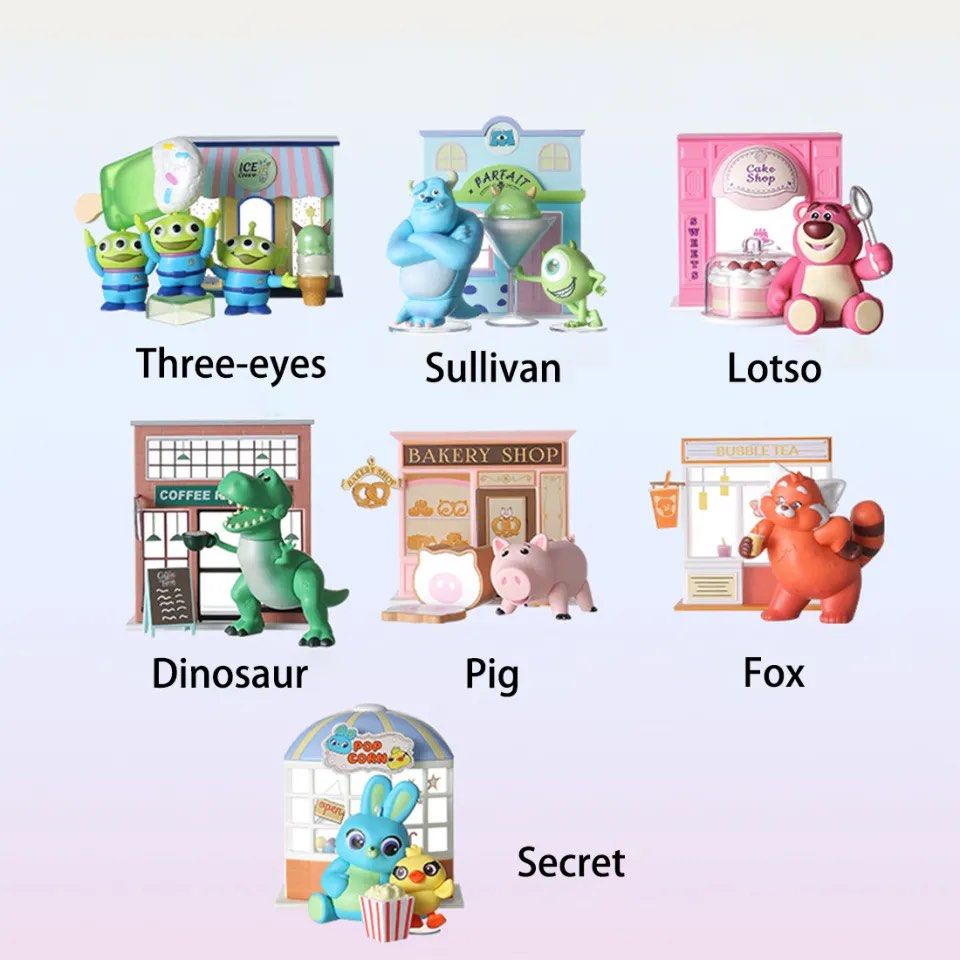 MINISO Blind Box - Toy Story Disney Pixar Happy Bakery Dessert Street ...