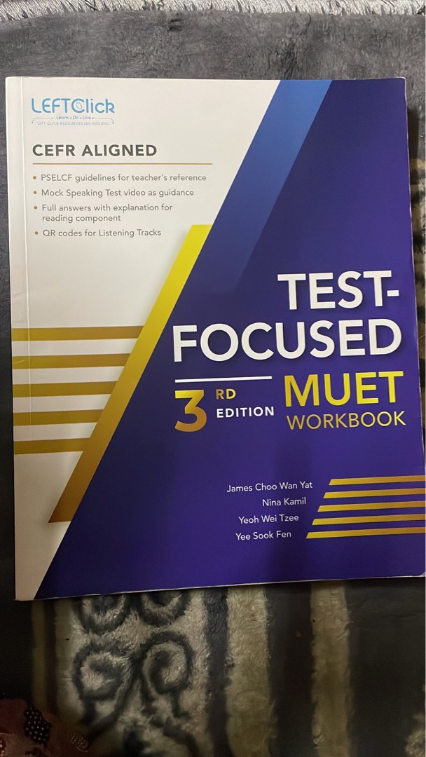 muet book, Hobbies & Toys, Books & Magazines, Textbooks on Carousell