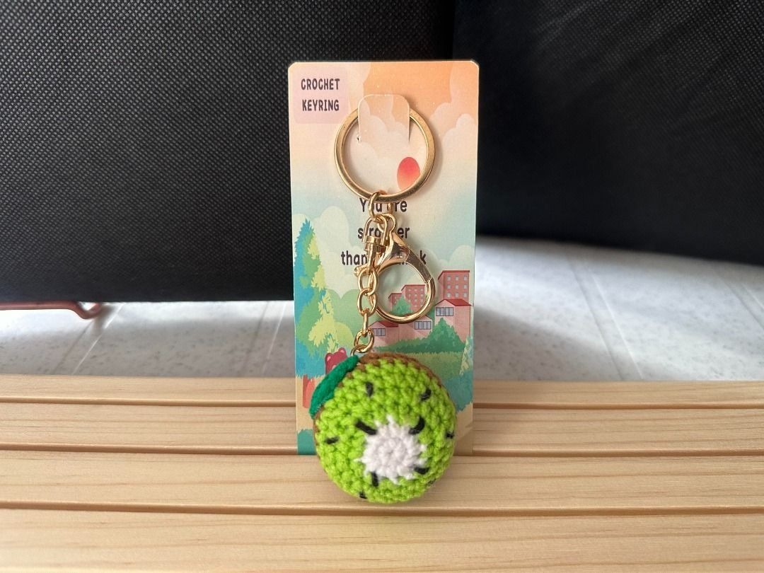 [New] Handmade Amigurumi Crochet keychain cute cat panda mushroom ...