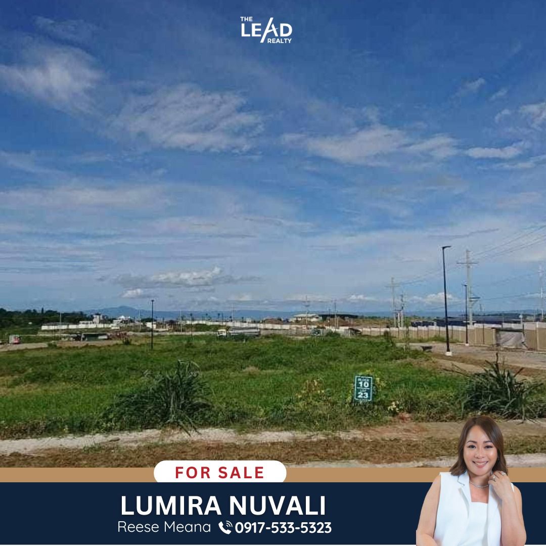 Nuvali lot For Sale Lumira 467 sqm corner lot near Mirala Venare Mondia Cerilo Andacillo Elaro ...