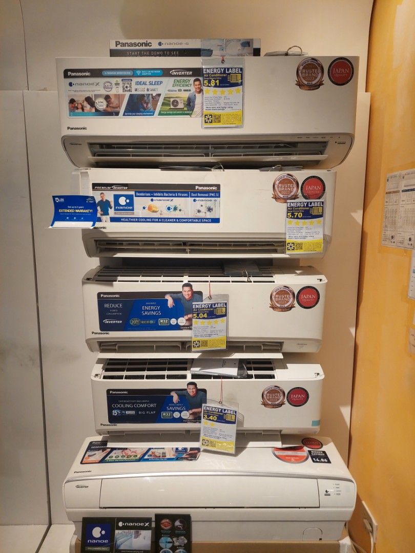 PANASONIC AIRCON SPLIT TYPE INVERTER STANDARD / PREMIUM / DELUXE, TV ...