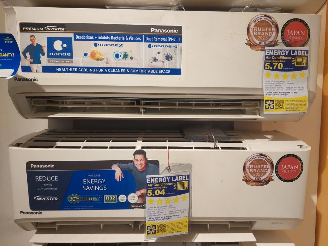PANASONIC AIRCON SPLIT TYPE INVERTER STANDARD / PREMIUM / DELUXE, TV ...
