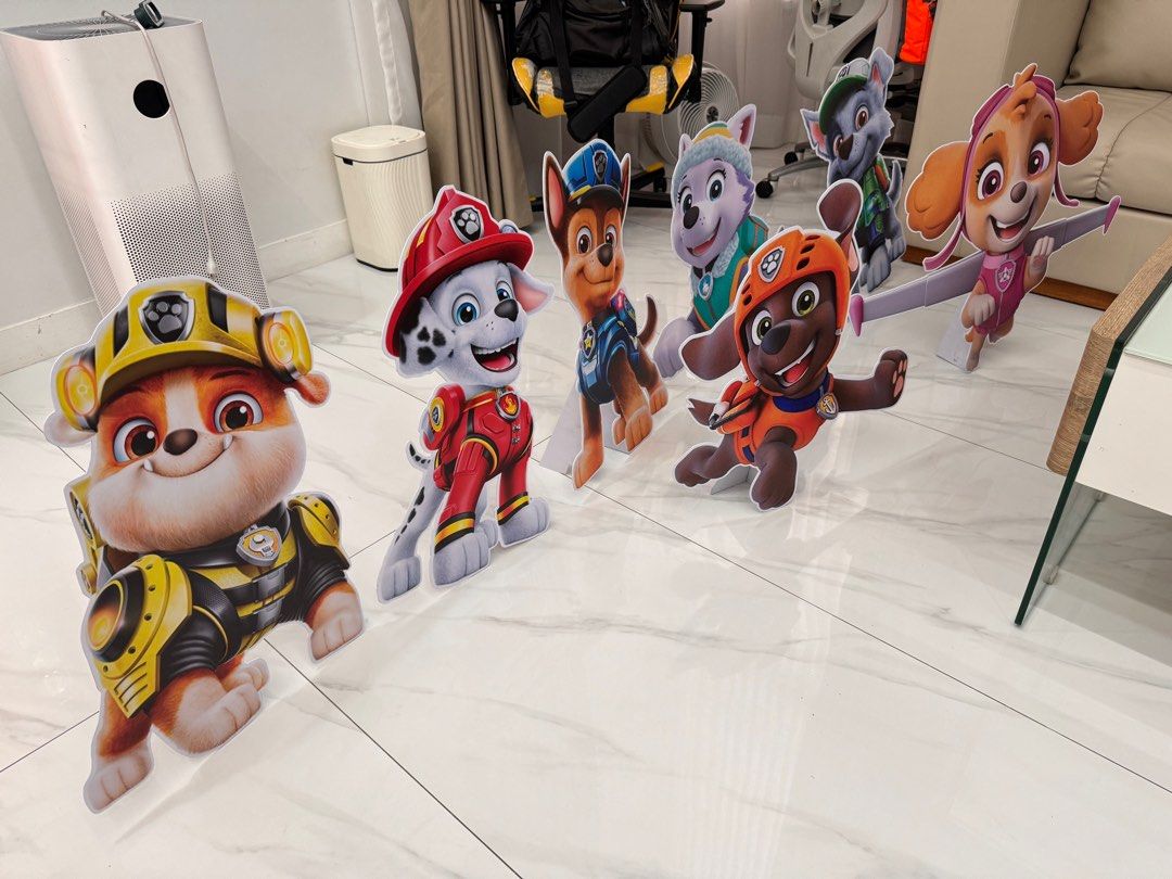 Paw Patrol 2ft Standee Backdrop Birthday Stand Decor Sintra Board Print ...