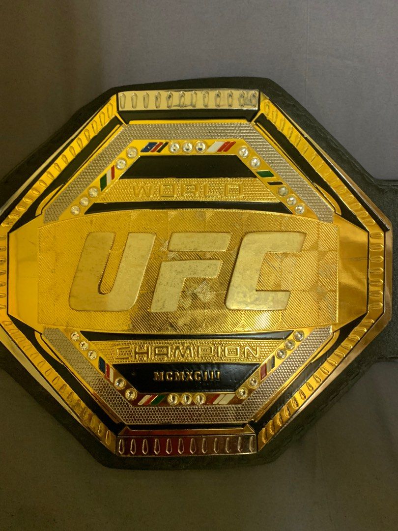 RARE - UFC Replica Belt, Hobbies & Toys, Toys & Games on Carousell