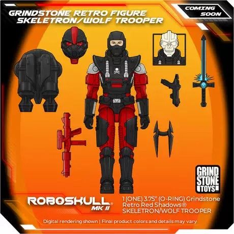 Roboskull MK II Red Shadows Carded MOC Wolf Trooper Skeletron Action ...