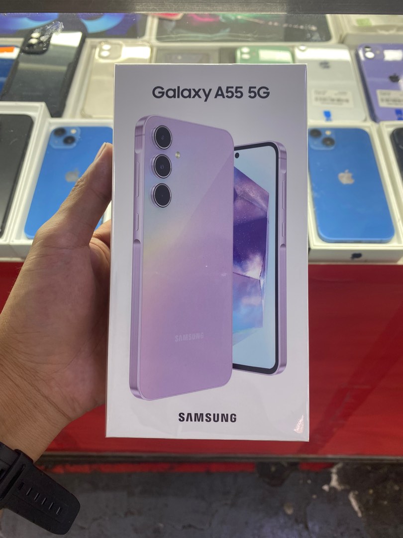 Samsung Galaxy A55 5G Awesome Lilac, Mobile Phones & Gadgets, Mobile ...