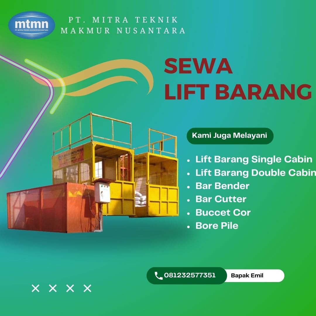 SEWA LIFT BARANG 1- 4 TON HARGA BISA NEGO | SEWA LIFT BARANG | SEWA ...