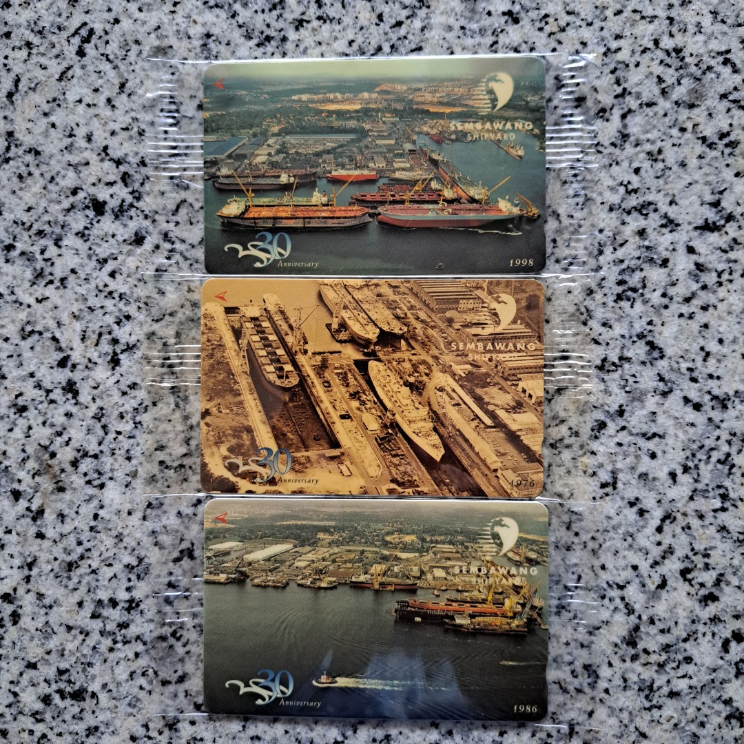Special Edition Phone Card Set by Sembawang Shipyard, Hobbies & Toys ...