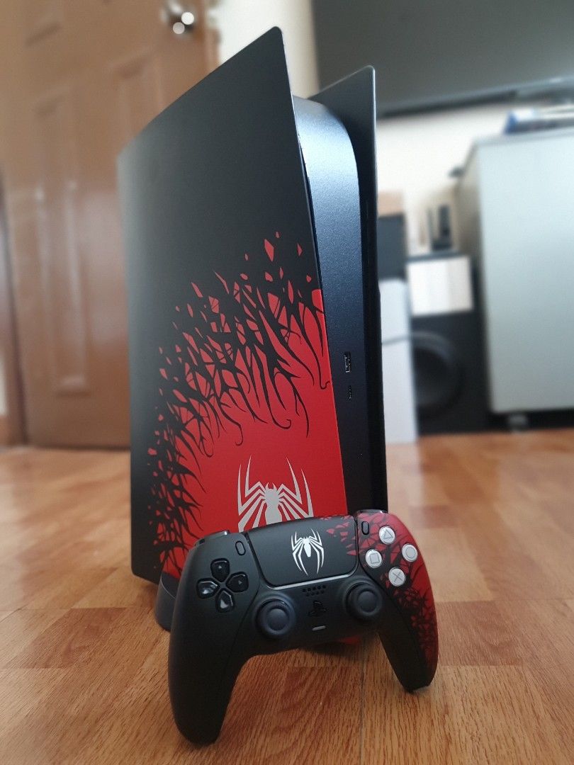 Spiderman Faceplates for ps5 (playstation 5), Video Gaming, Video Game ...