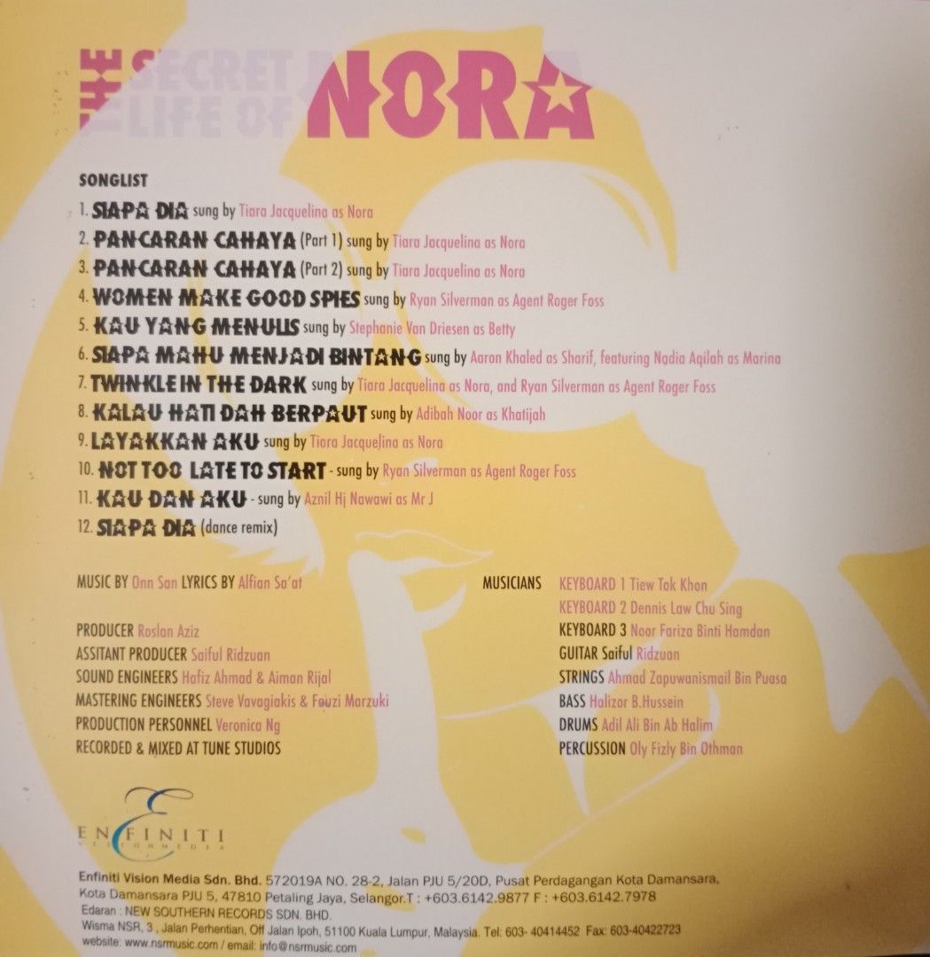 The Secret Life of Nora, Hobbies & Toys, Music & Media, CDs & DVDs on ...