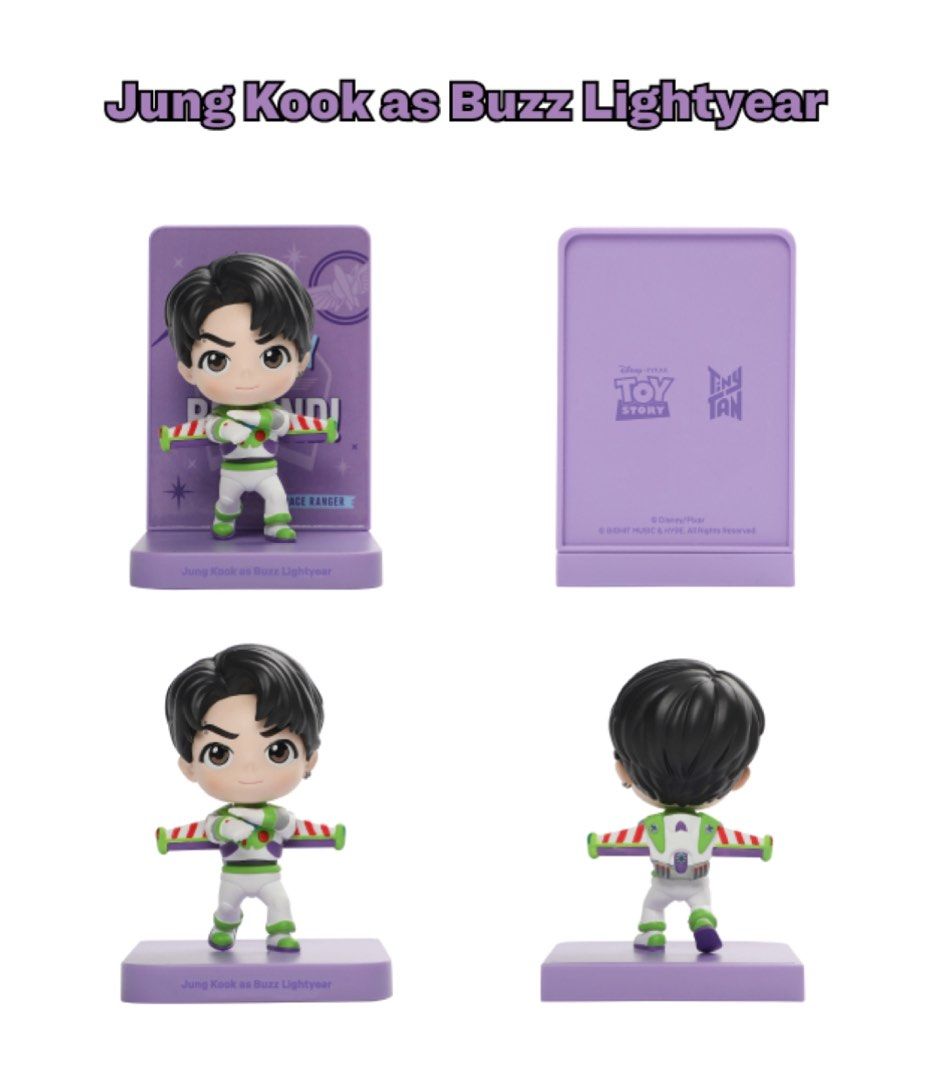 Tinytan x Toy Story Jungkook Buzz Lightyear, Hobbies & Toys, Toys ...