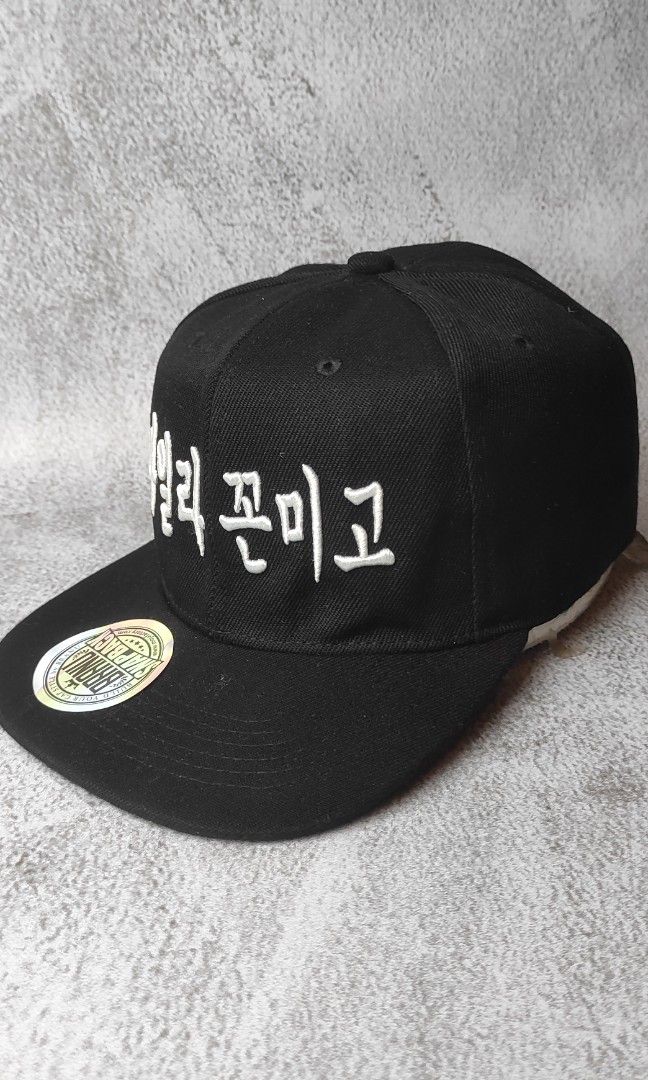 Topi snapback korean letter, Fesyen Pria, Aksesoris, Topi di Carousell