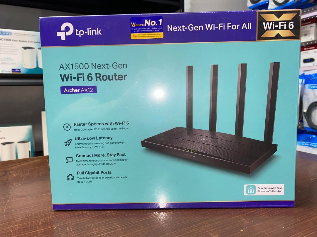 TP-Link Archer AX12 AX1500 Dual Band Wi-Fi 6 Gigabit Router | Access ...