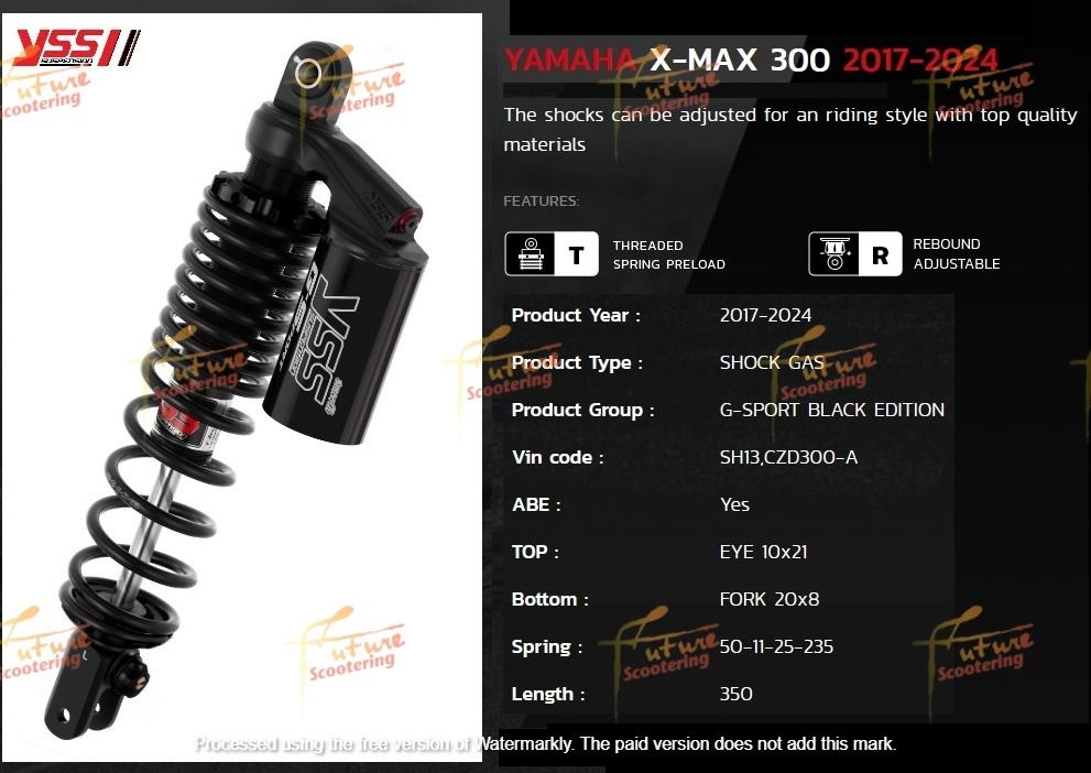 New ARRIVAL of RPM Rear suspension / Shock Absorber for PCX 160/150 ...