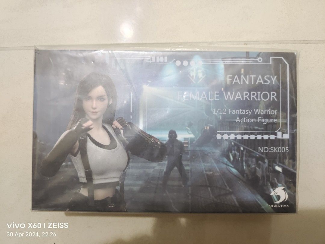 1/12 Shark Toys Fantasy Female Warrior Tifa Lockhart, Hobbies & Toys ...