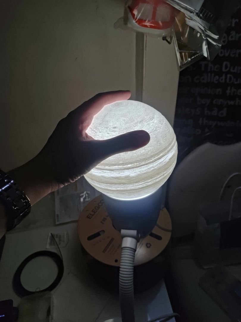 3D Printed Jupiter Lamp (mini-sized), Hobbies & Toys, Stationary ...
