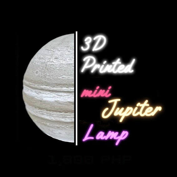 3D Printed Jupiter Lamp (mini-sized), Hobbies & Toys, Stationary ...