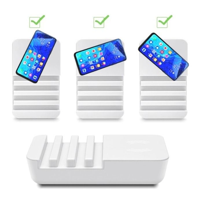 快速4頭USB充電連無線充電器 pilckp Smart 4 Port USB Wireless Charger 磁吸充電 USB無線電池充電 ...