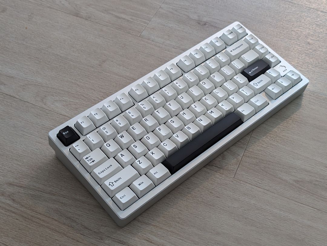 75% Aluminium Custom Mechanical Keyboard (BlackOnWhite3004) - Fully ...