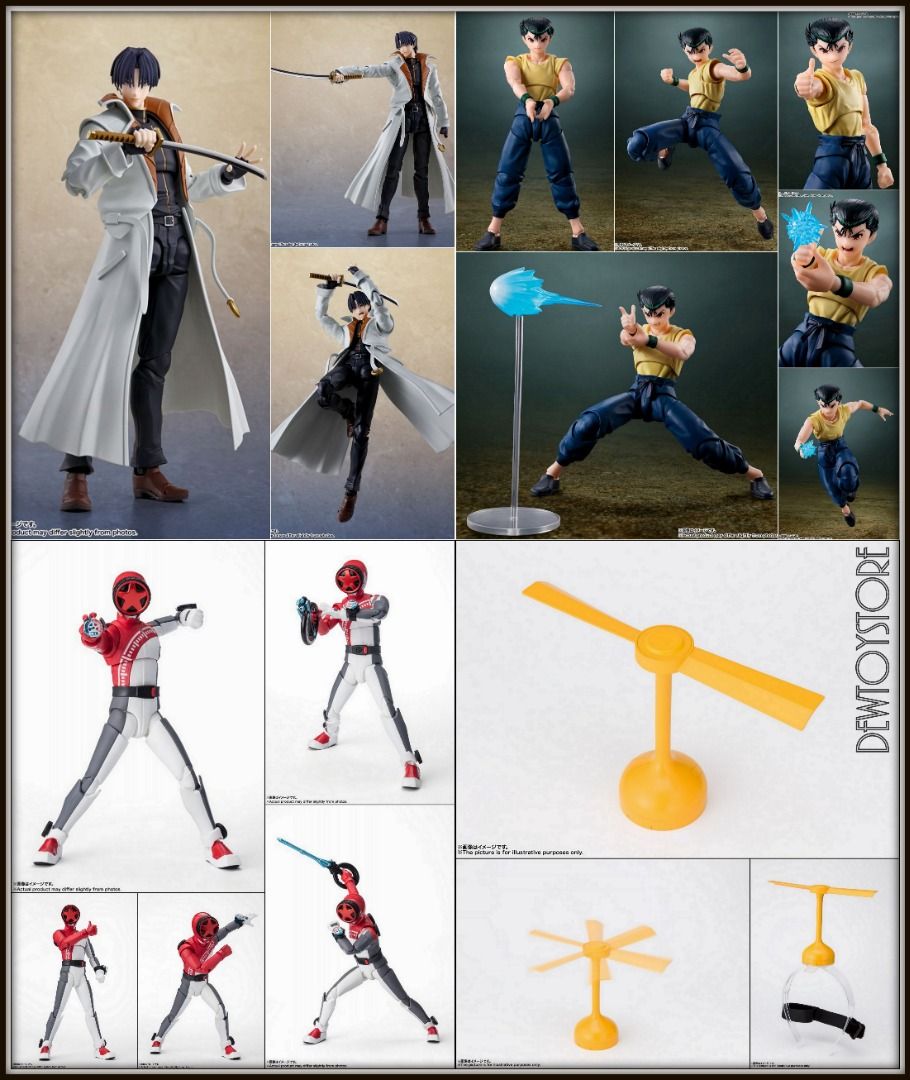 ⭐ [𝗣𝗿𝗲-𝗼𝗿𝗱𝗲𝗿] Bandai - SHF - Rurouni Kenshin - Aoshi Shinomori / YuYu ...