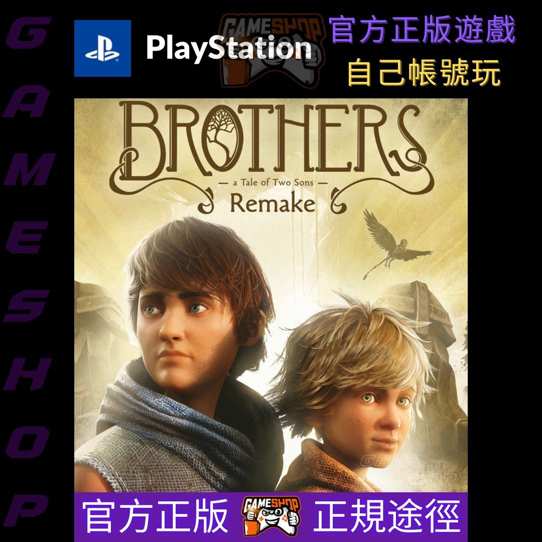 兄弟：雙子傳說 重製版 Brothers: A Tale of Two Sons Remake PS4 PS5 game 遊戲 數位版 ...