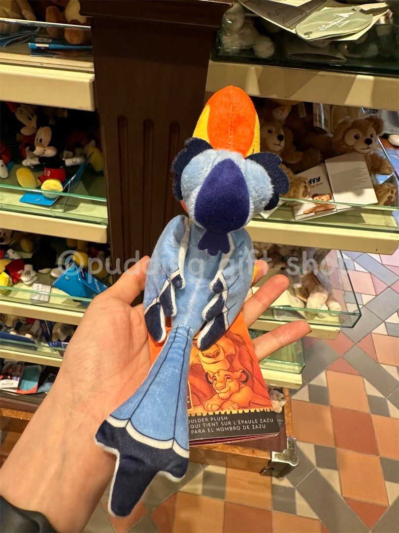 (代購) HK Disney Zazu Shoulder Plush, 興趣及遊戲, 玩具 & 遊戲類 - Carousell