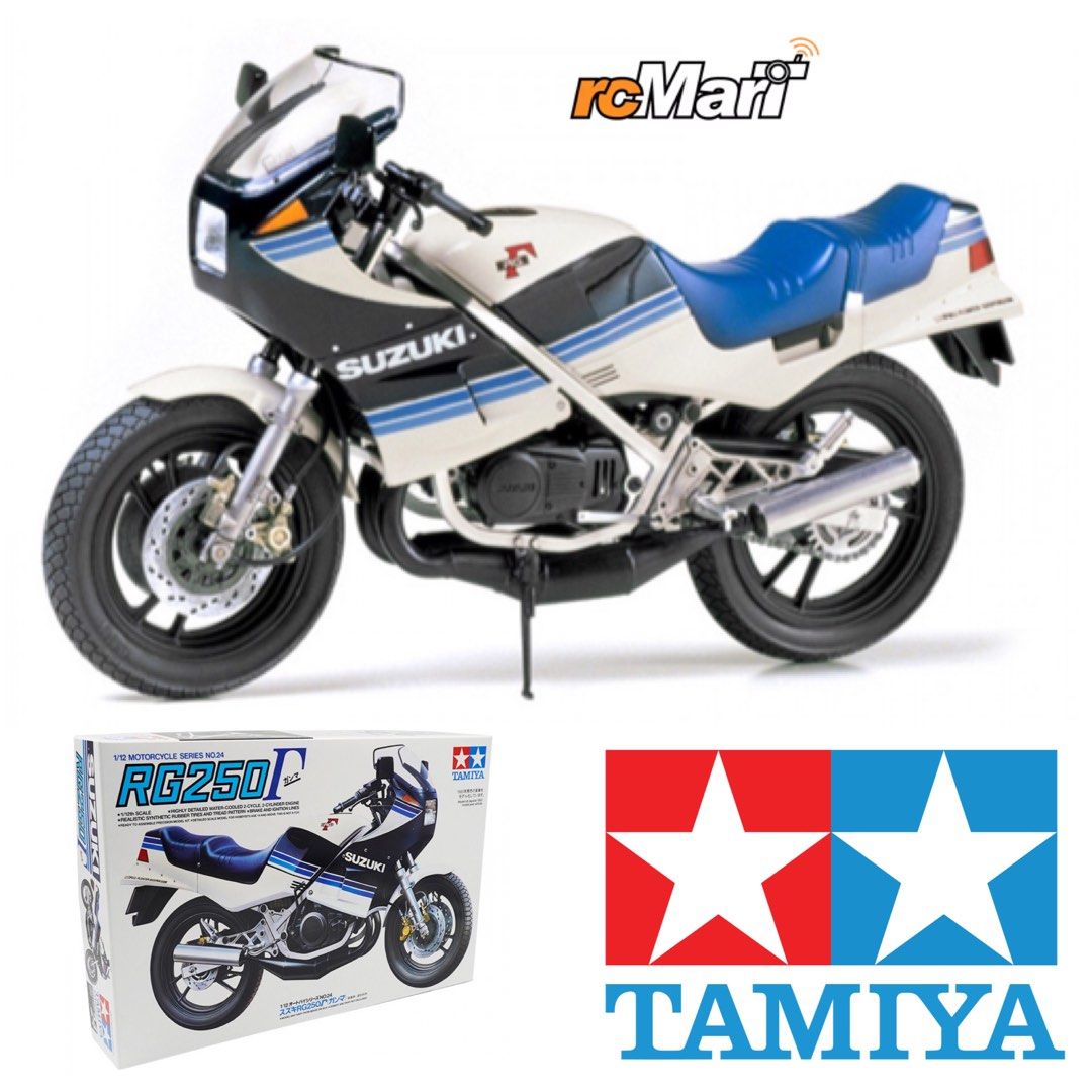 田宮模型 Tamiya 1/12 電單車模型 鈴木 Suzuki RG250 CF424 Kit, 興趣及遊戲, 玩具 & 遊戲類 - Carousell