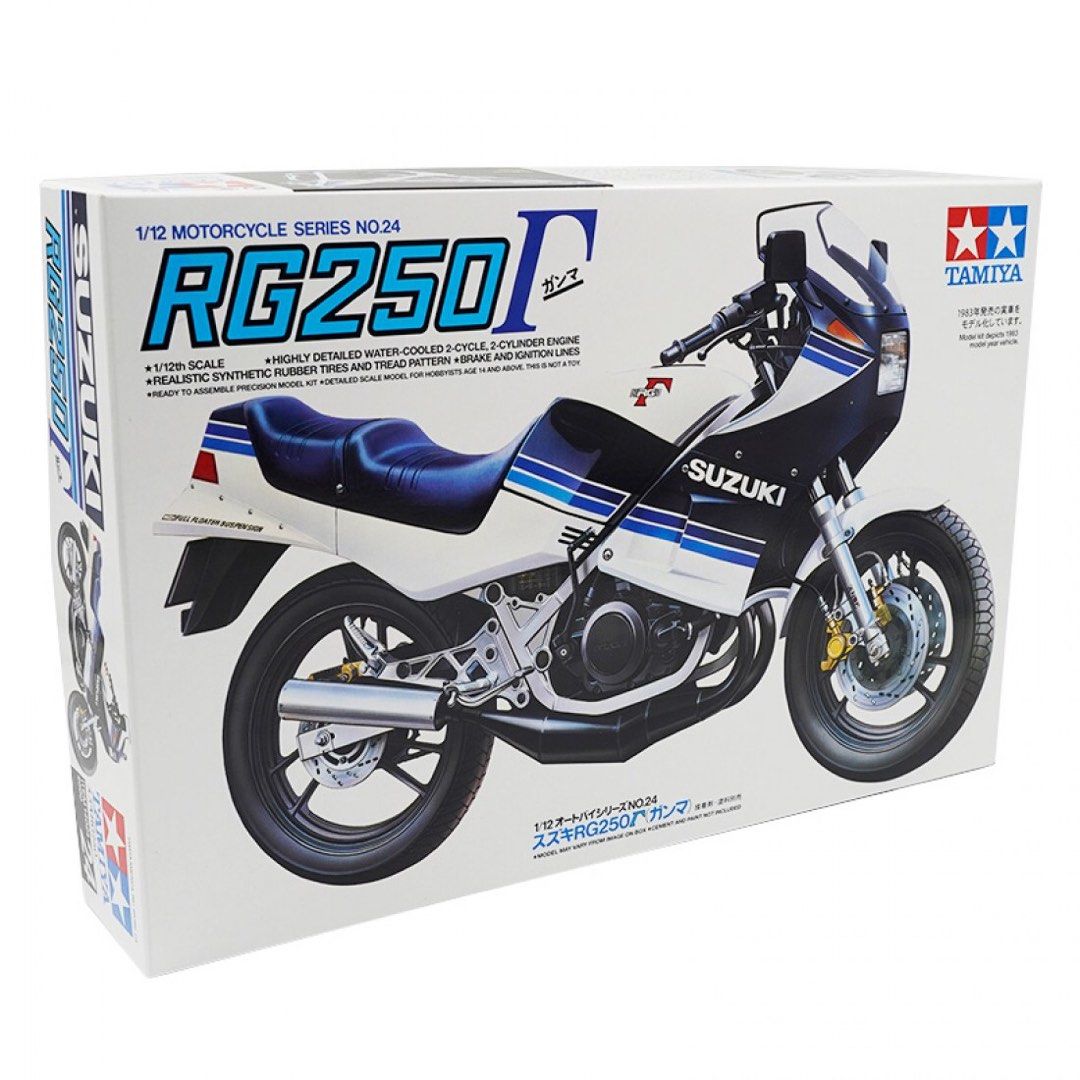 田宮模型 Tamiya 1/12 電單車模型 鈴木 Suzuki RG250 CF424 Kit, 興趣及遊戲, 玩具 & 遊戲類 - Carousell