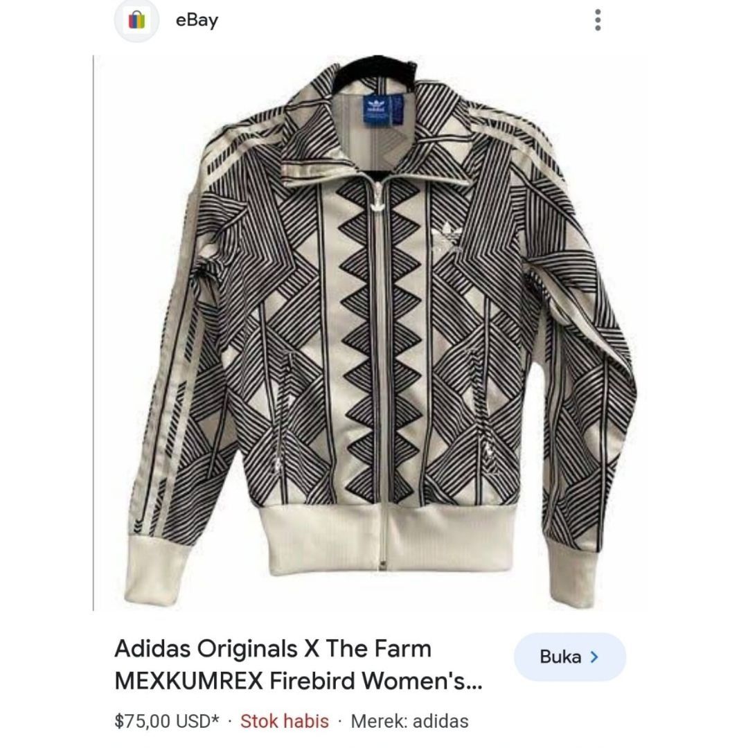 Adidas Originals X The Farm Mexkrumex Track Jacket Firebird, Fesyen ...