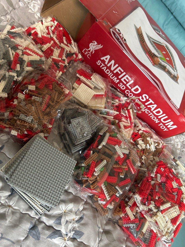 Anfield stadium 3D Construction Lego Toy, Hobbies & Toys, Toys & Games ...