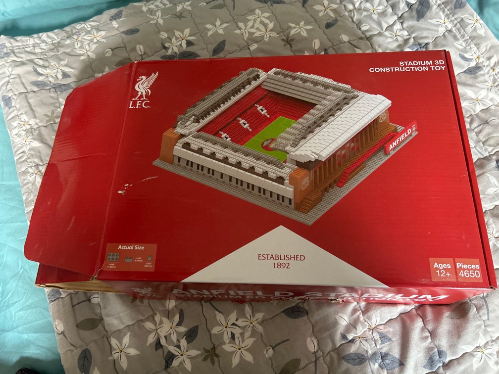 Anfield stadium 3D Construction Lego Toy, Hobbies & Toys, Toys & Games ...
