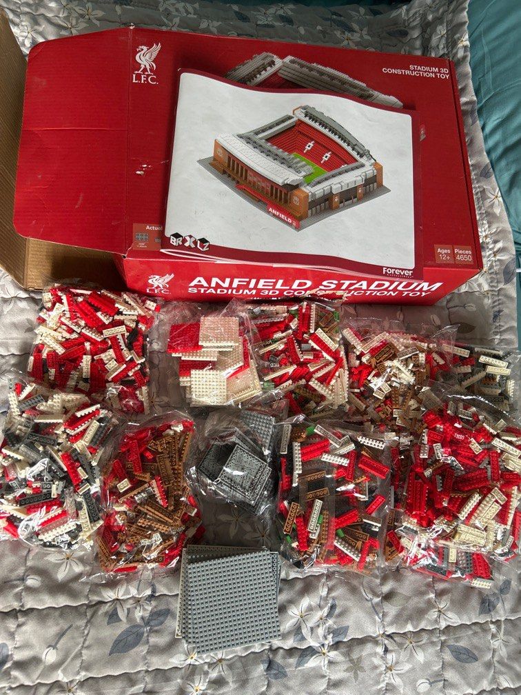 Anfield stadium 3D Construction Lego Toy, Hobbies & Toys, Toys & Games ...