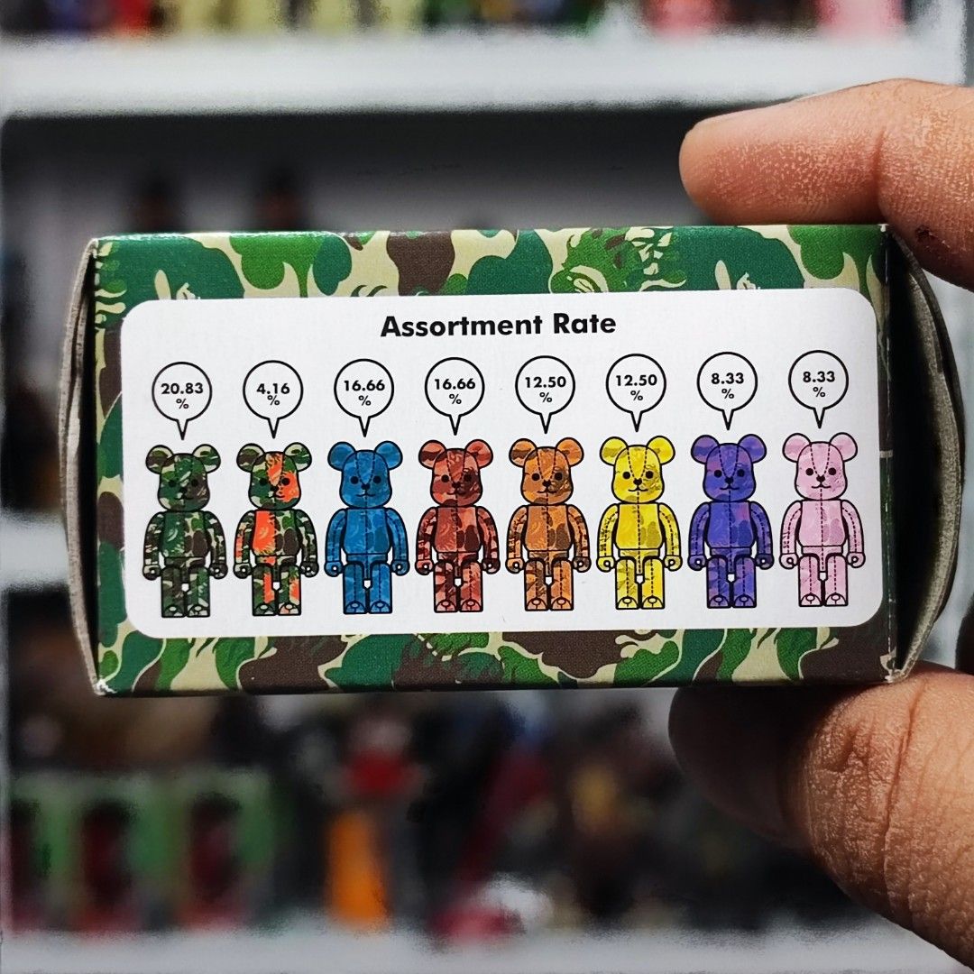 Bape Play Bearbrick Medicom, Hobbies & Toys, Toys & Games on Carousell