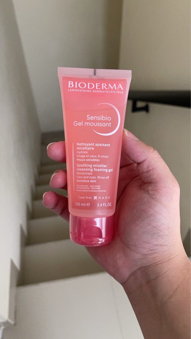 Bioderma Sensibio Gel Moussant 100 ml, Kesehatan & Kecantikan, Kulit ...