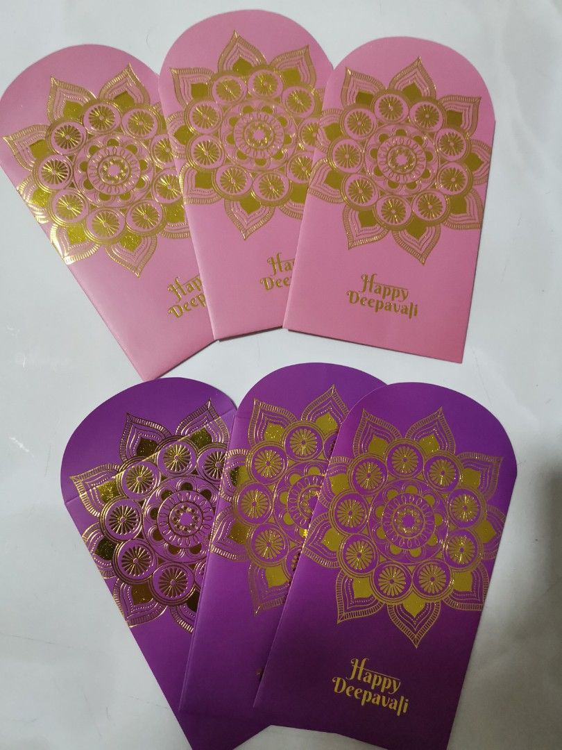 Collectible Happy Deepavali Purple Packets, Hobbies & Toys, Occasions ...