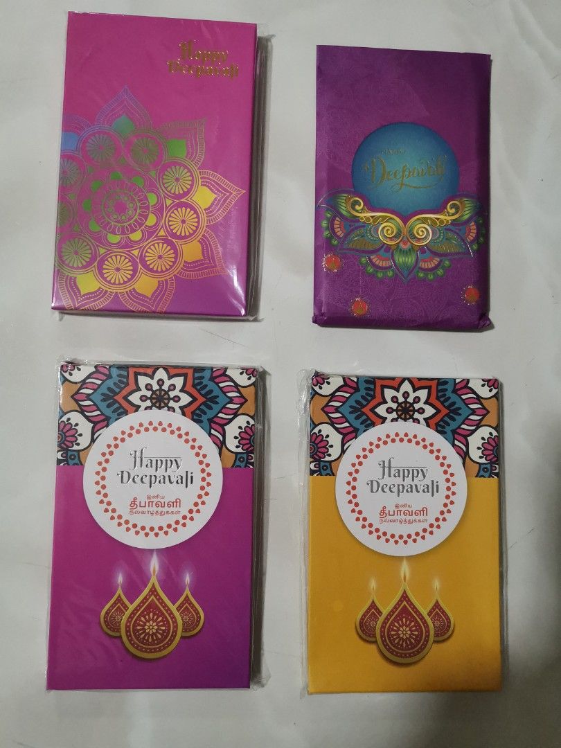 Collectible Happy Deepavali Purple Packets, Hobbies & Toys, Occasions ...