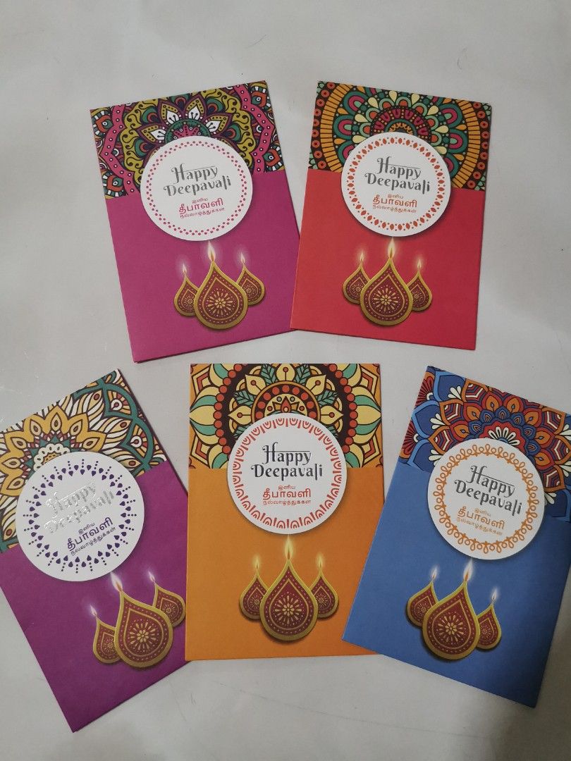 Collectible Happy Deepavali Purple Packets, Hobbies & Toys, Stationery ...