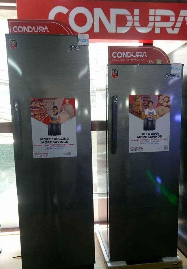 CONDURA UPRIGHT FREEZER AND UPRIGHT CHILLER (INVERTER TYPE), TV & Home ...