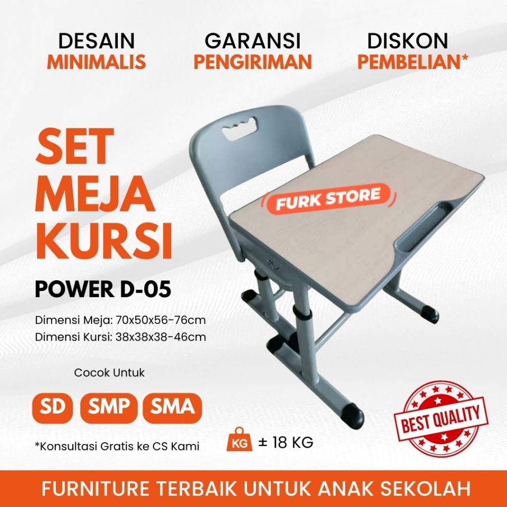 D05 Meja Sekolah Kayu, Bangku Sekolah SD, Meja Sekolah Set, Meja Kuliah ...