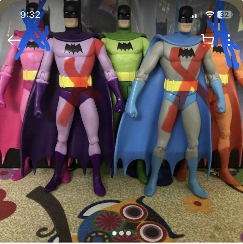 DC RAINBOW BATMAN, Hobbies & Toys, Toys & Games on Carousell