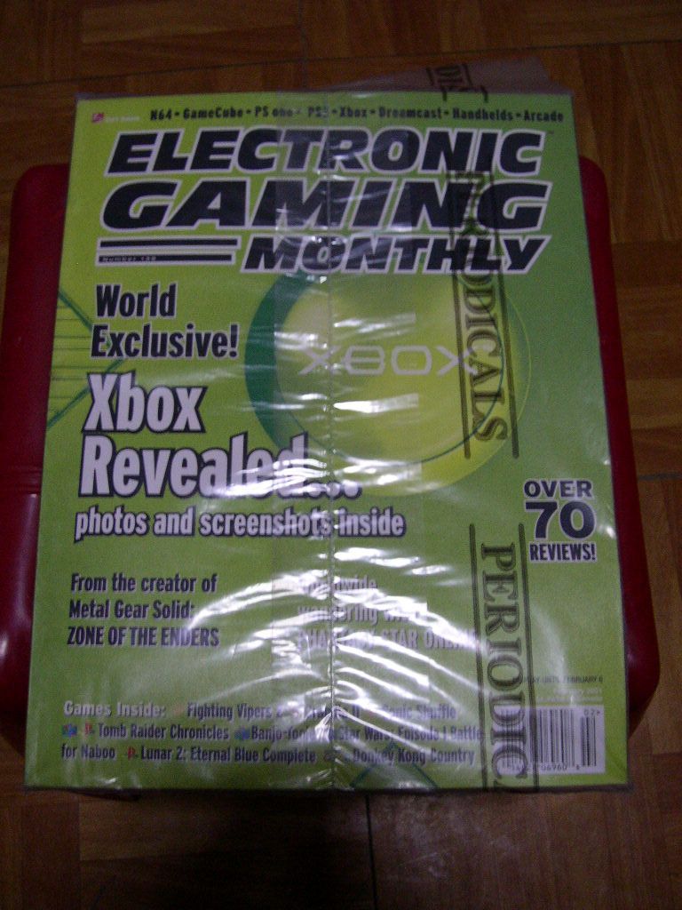 Electronic Gaming Monthly EGM Classic Retro Magazine (2001) XBox Revealed, Hobbies & Toys, Books ...
