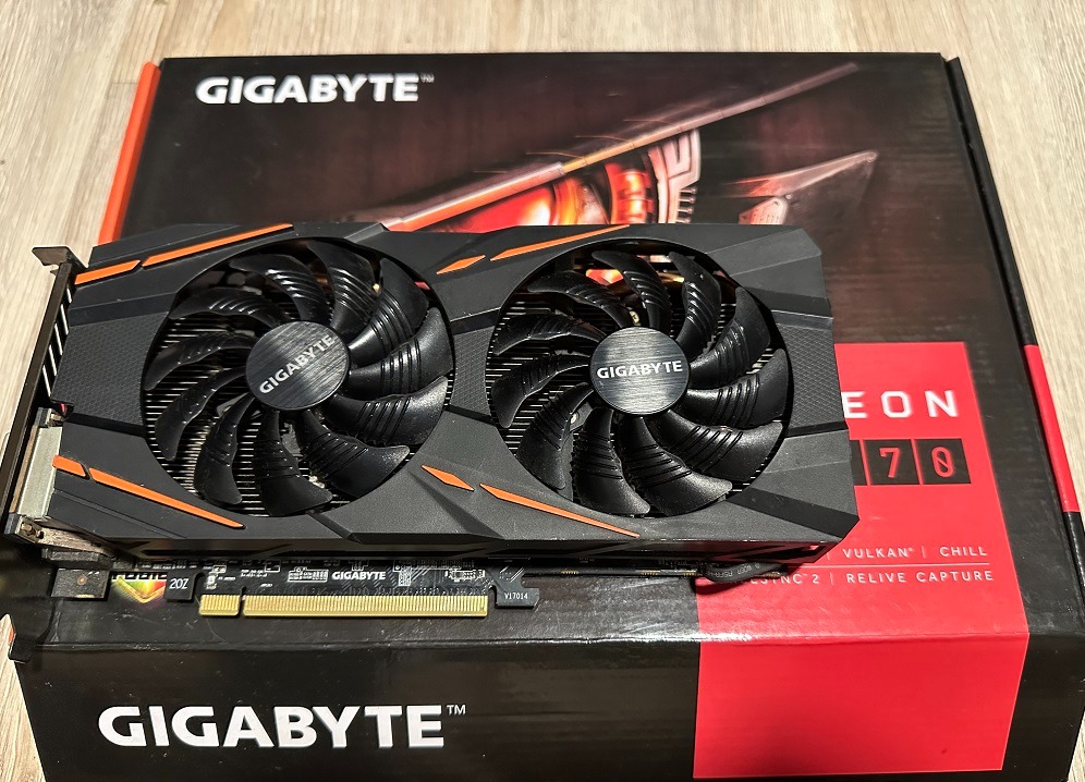 GIGABYTE RX 570 RX570 AORUS GAMING 4GB Graphics Card Full Box Set ...