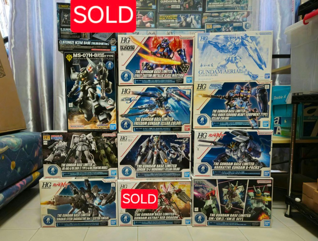 Gundam Base/Limited Edition HG Gunpla from Bandai BNIB/BUILT kit ...