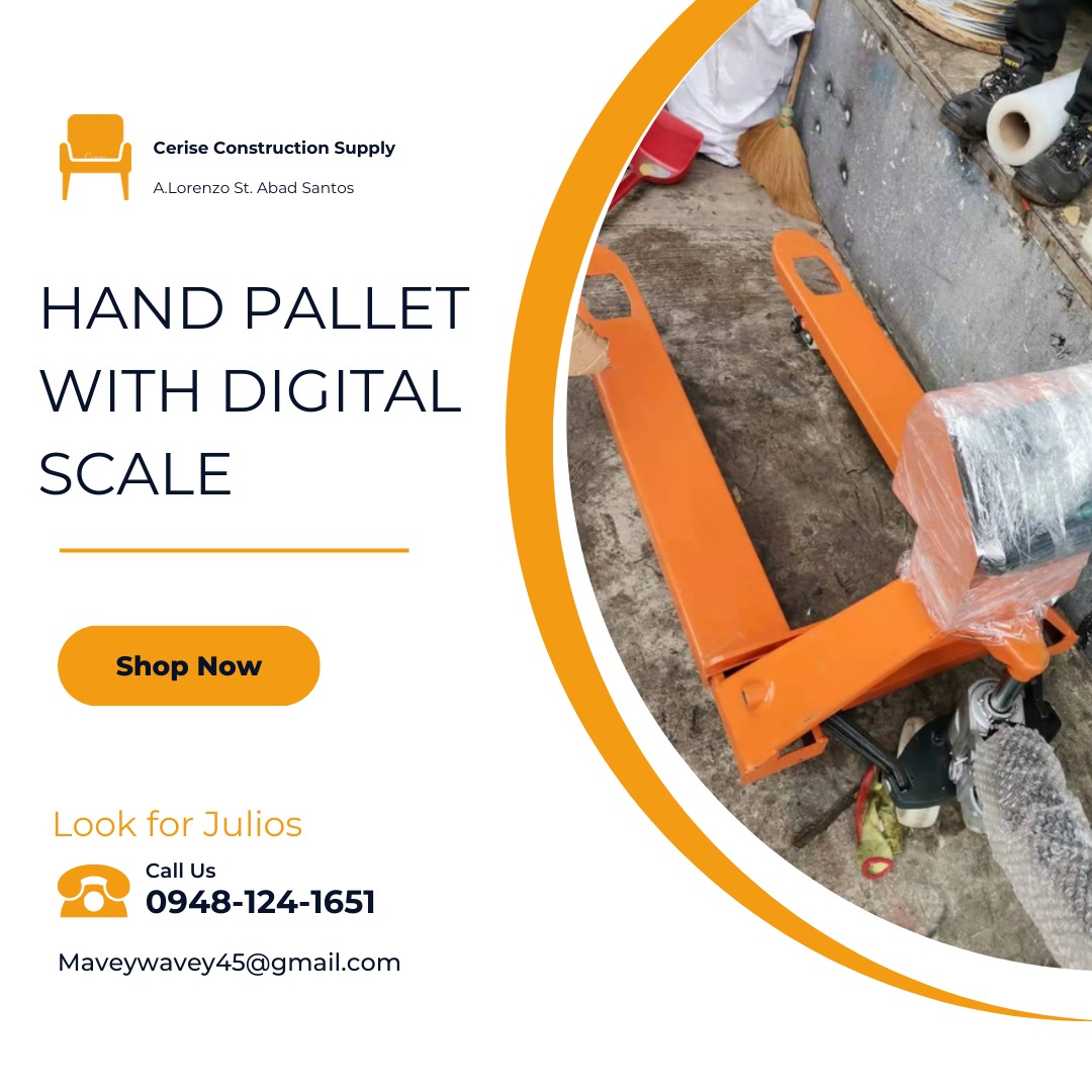 Hand Pallet With Digital Scale, Commercial & Industrial, Construction ...