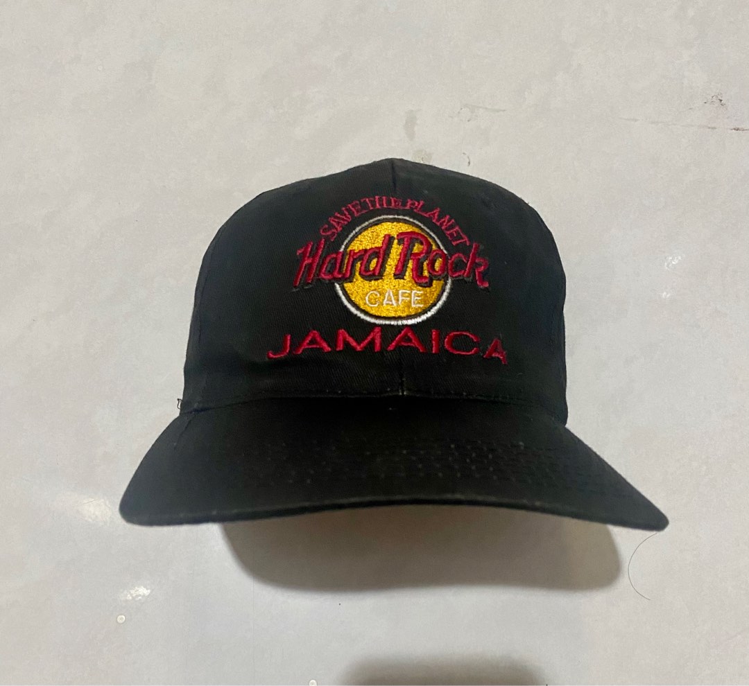 Hat Hard Rock "jamaica", Fesyen Pria, Aksesoris, Topi di Carousell