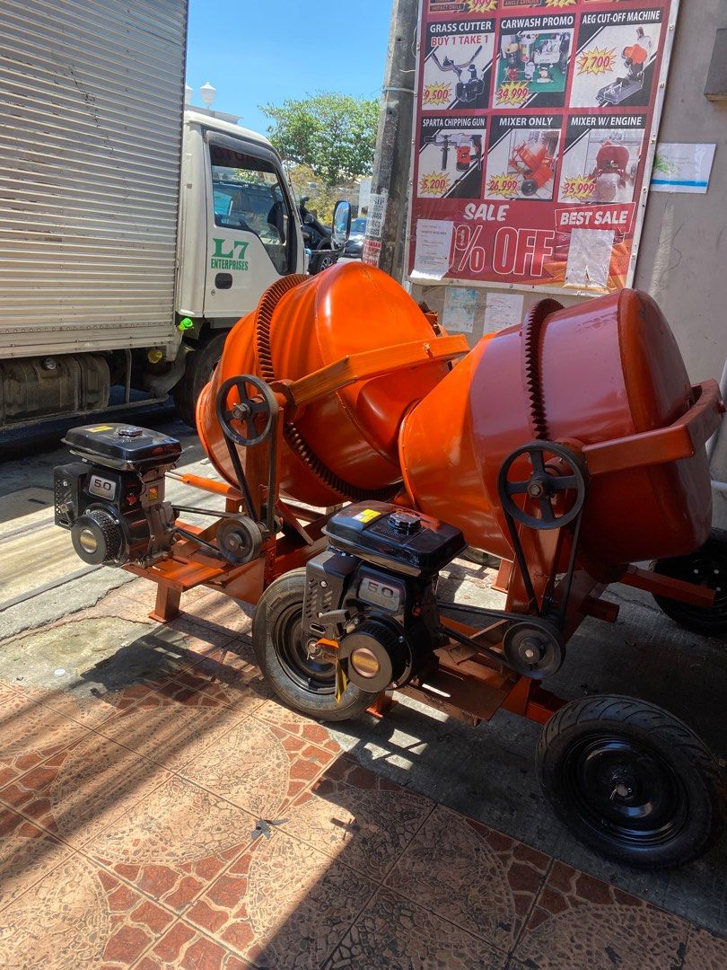 H-FRAME ONE BAGGER CEMENT MIXER WITH TACOMA ENGINE ROBIN TYPE ...