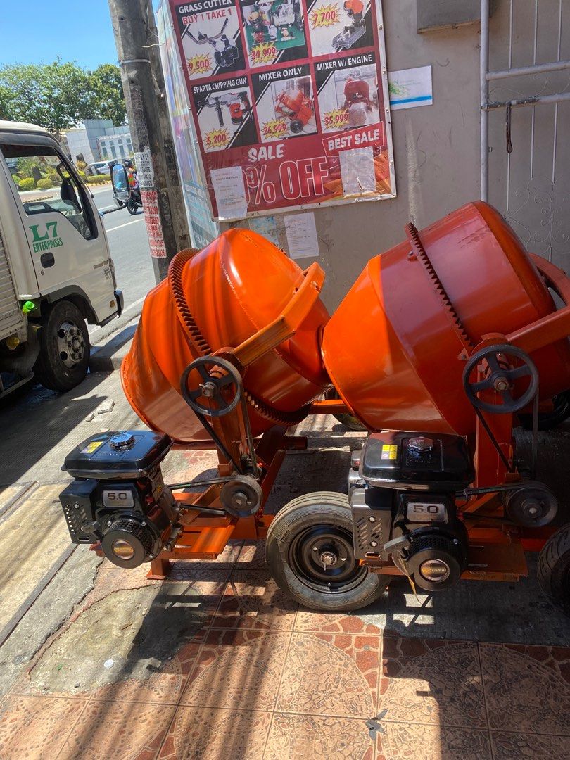 H-FRAME ONE BAGGER CEMENT MIXER WITH TACOMA ENGINE ROBIN TYPE ...