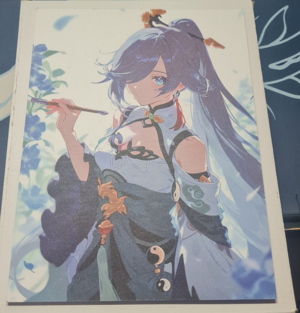 Honkai Impact 3rd Fu Hua A4 Print Card Hobbies And Toys Toys And Games On