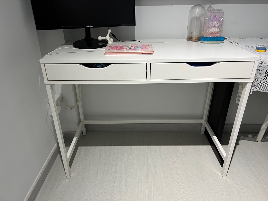 IKEA Study Table, Furniture & Home Living, Furniture, Tables & Sets on ...